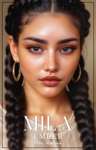 Second Life Marketplace - .MILA. Ember Skin [Sunkiss] LELUTKA EVOX